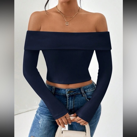 Tops | Boho Off Shoulder Fitted Top | Poshmark